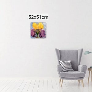 Square Oil Painting on Chipboard. Size 50 by 50 Without Frame. Sunshine ...