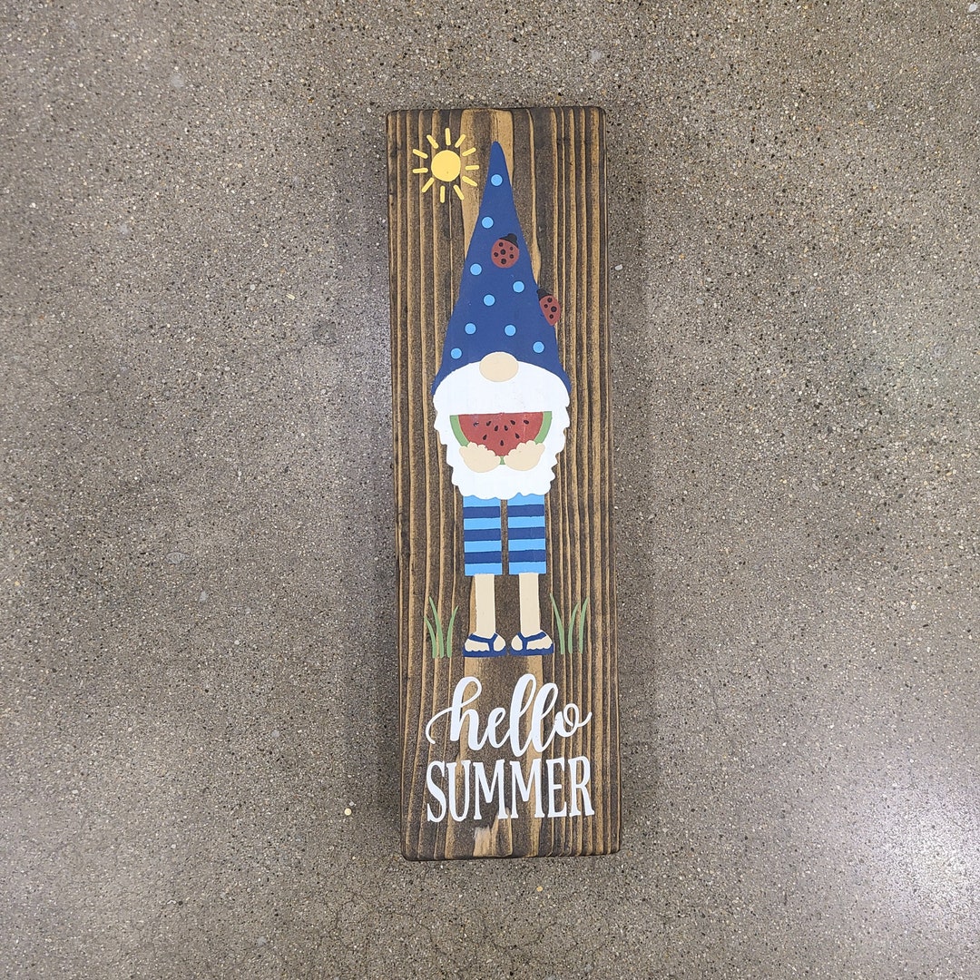 Gnome Decor | Summer Gnome | Hello Summer Decor - Etsy