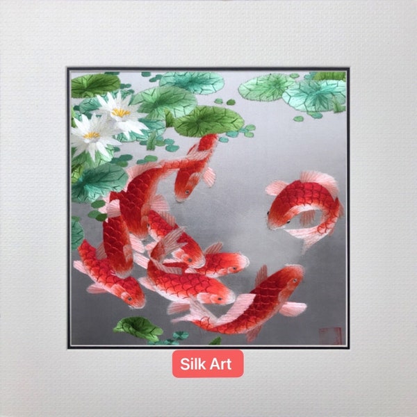 Framed Chinese Silk Art - Etsy