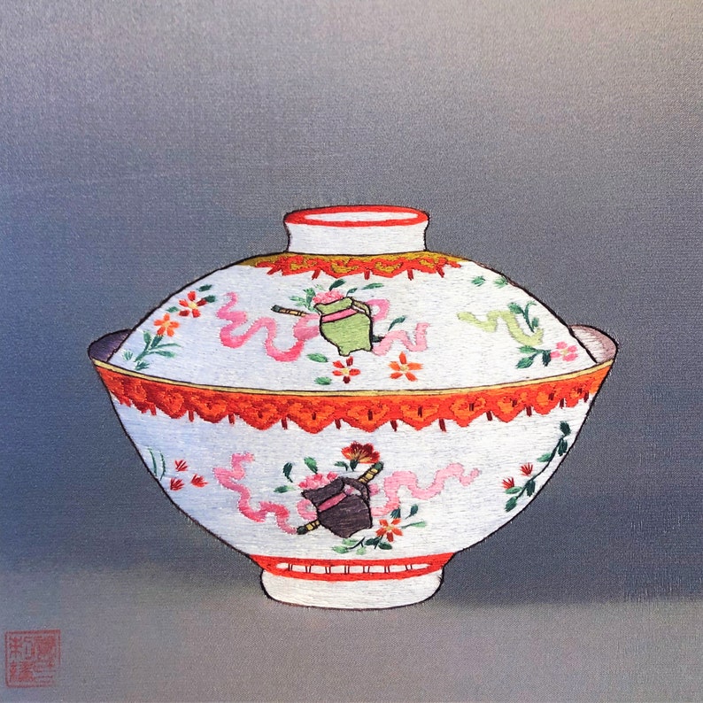 Museum Collection Handmade Silk Art the Emperor's Bowl MG 38046 - Etsy
