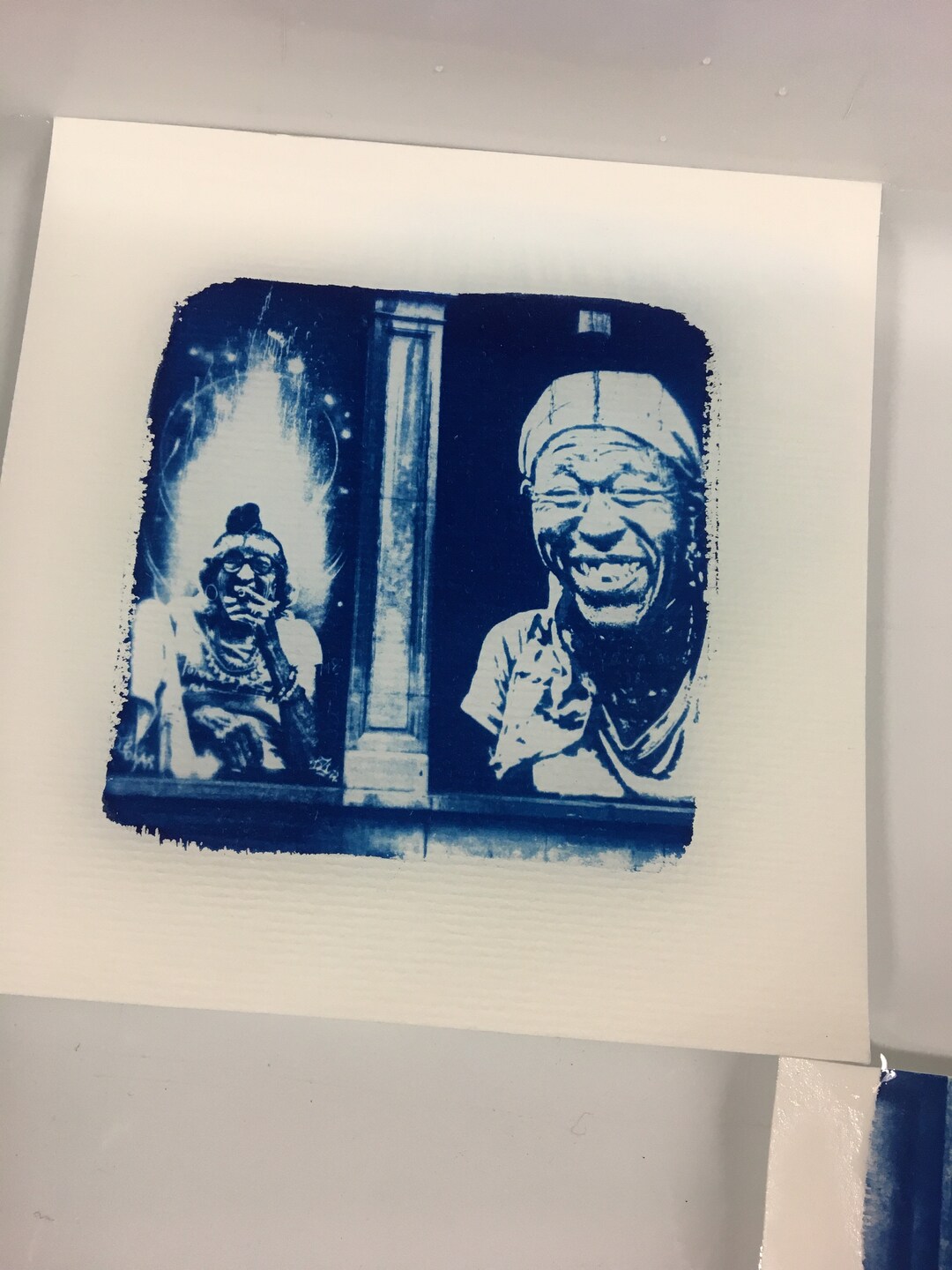 Quartier Dansaert - Brussels / Hand Print on Watercolour Paper 300g ...