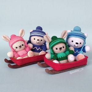 Sled Buddies Crochet Pattern - Etsy