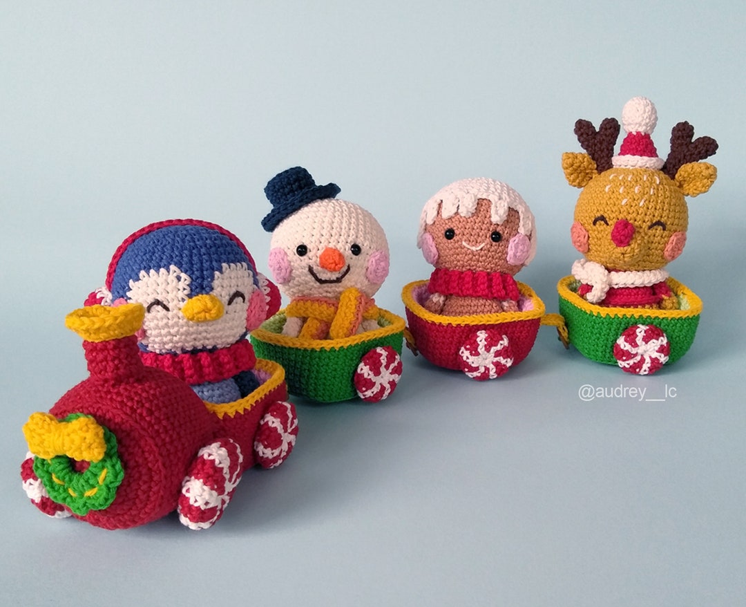 Kawaii Winter Friends Crochet Pattern - Etsy