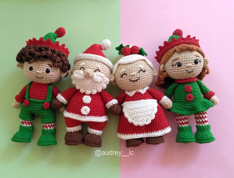 Christmas Friends Collection Crochet Pattern - Etsy