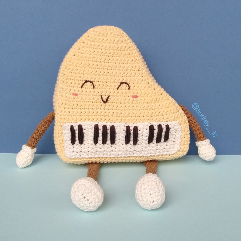 Perry the Piano Crochet Pattern - Etsy