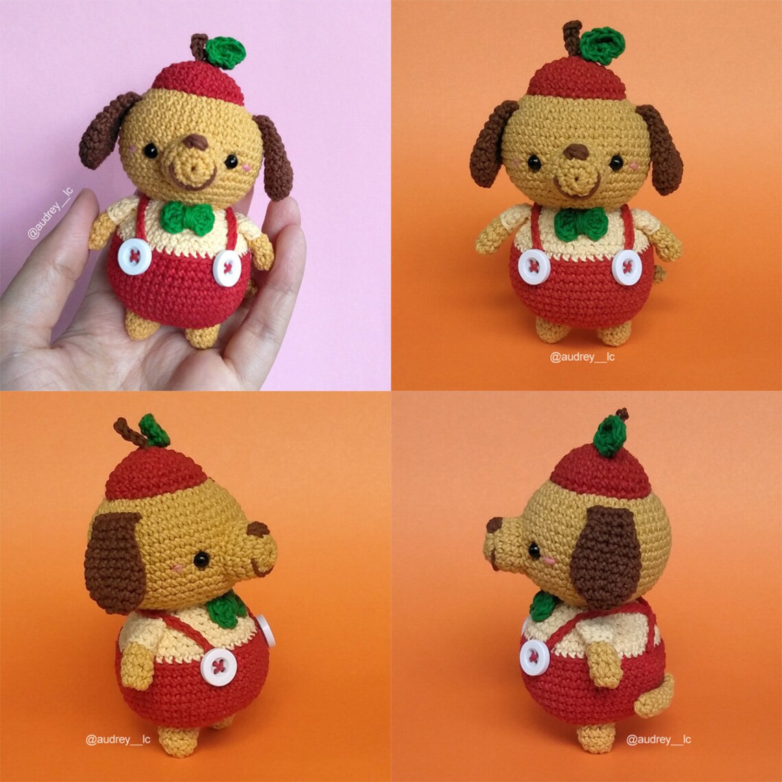 Fruity Pocket Friends Collection Crochet Pattern - Etsy