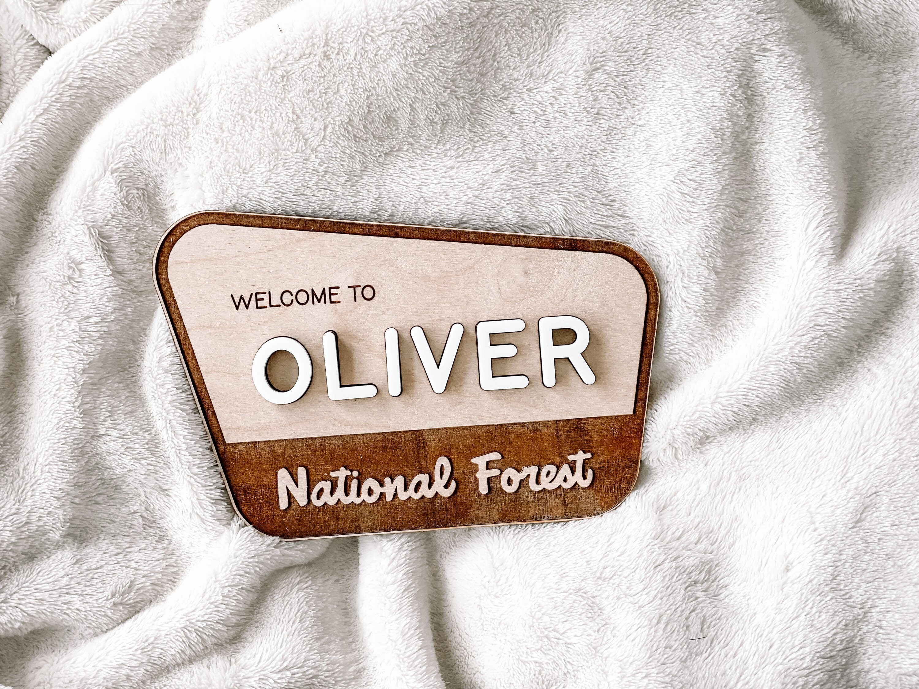National Forest Last Name Puzzle Newlywed Gift - Etsy