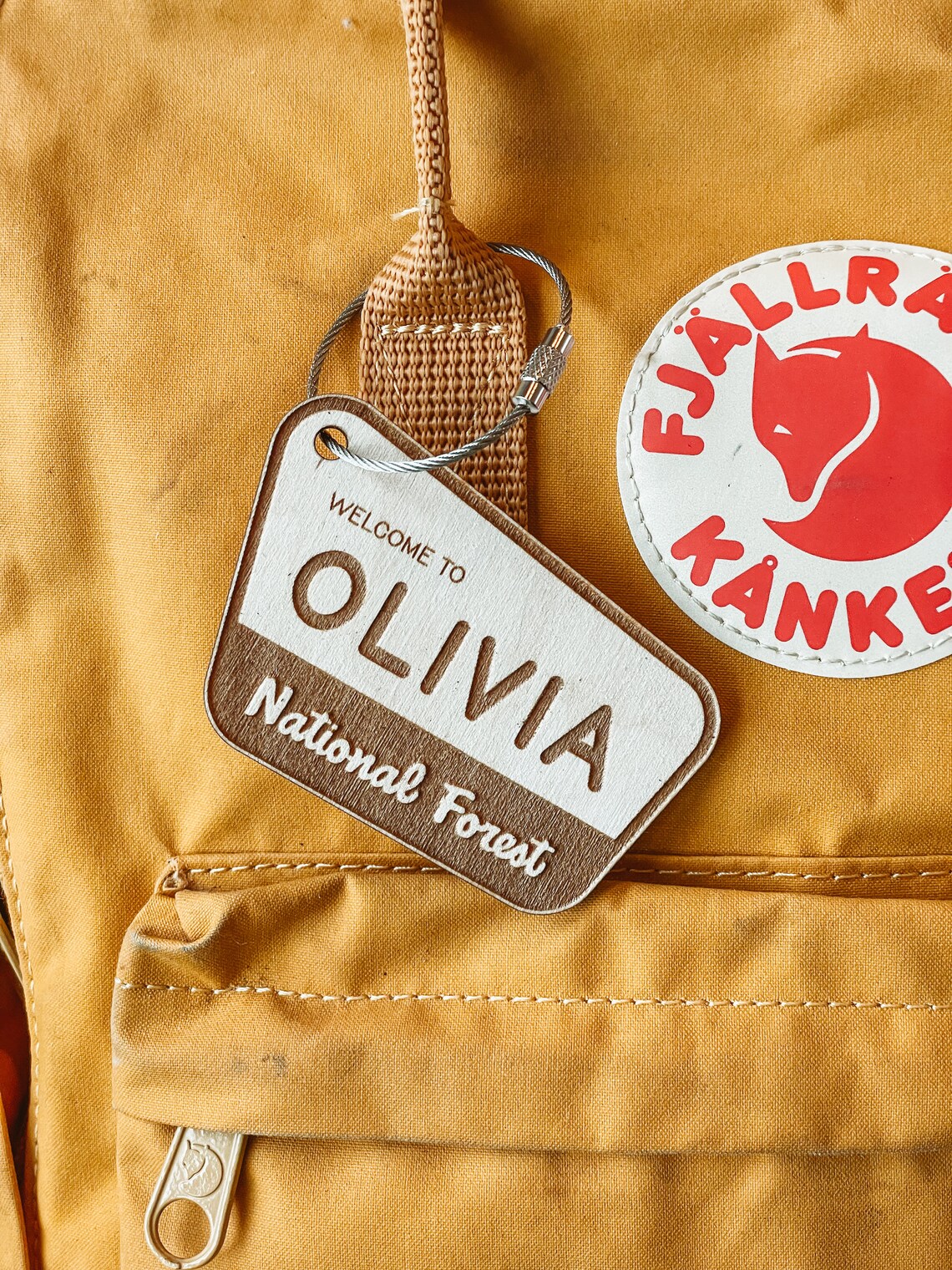 Wood Name Tag, Personalized Name Tag for Backpacks, Pet Id Collar Tags ...