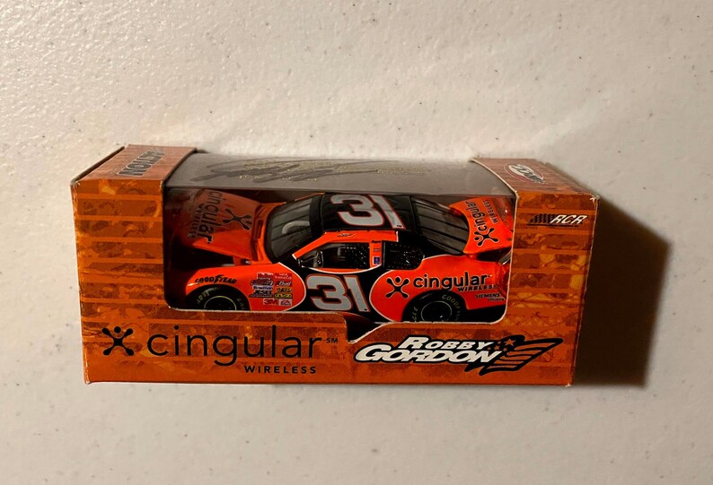 Robby Gordon 31 Cingular Chevrolet Autographed 1:64 Scale Nascar - Etsy
