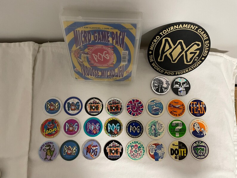 1990s POG Micro Game Pack Complete - Etsy