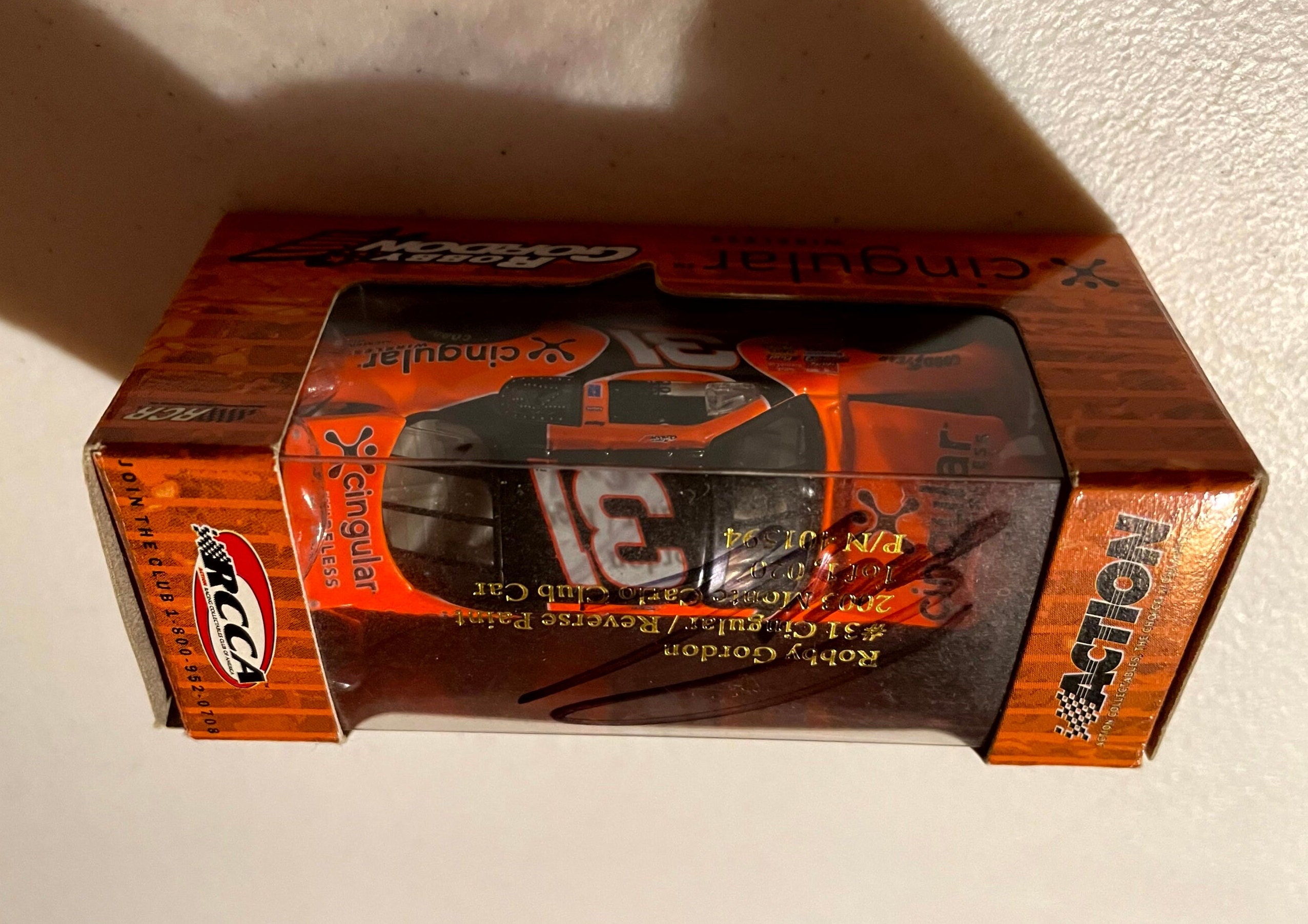 Robby Gordon 31 Cingular Chevrolet Autographed 1:64 Scale Nascar - Etsy