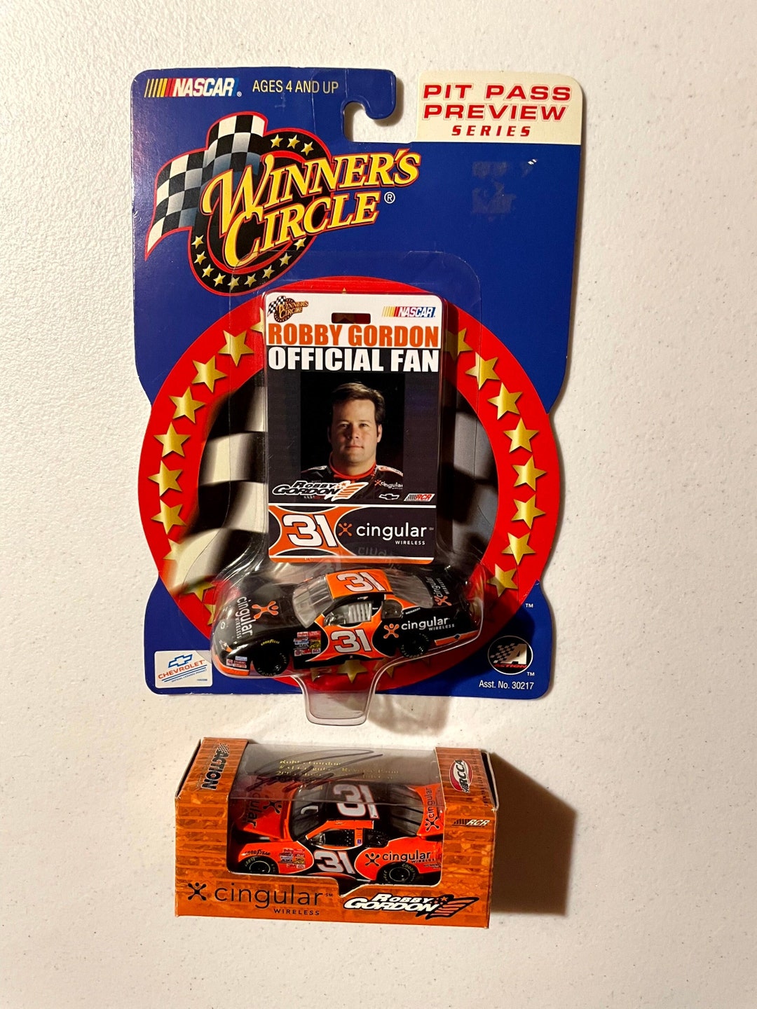Robby Gordon 31 Cingular Chevrolet Autographed 1:64 Scale Nascar - Etsy