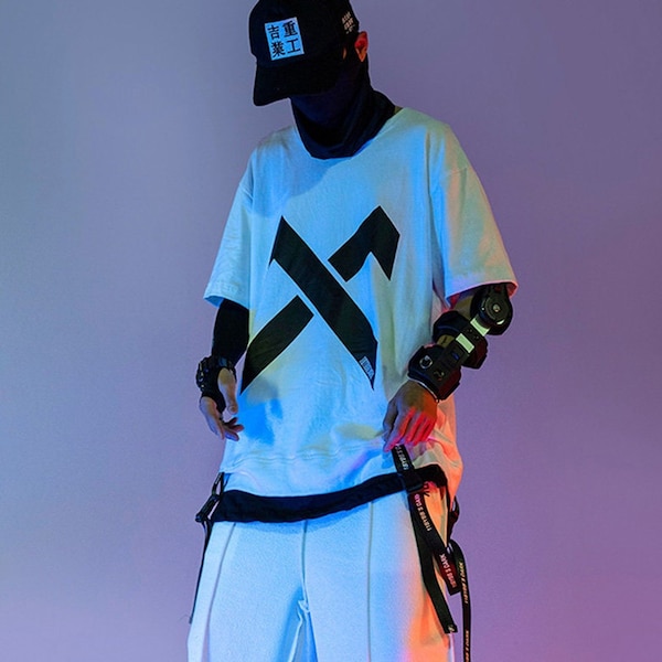 Techwear Anime Shirt - Etsy