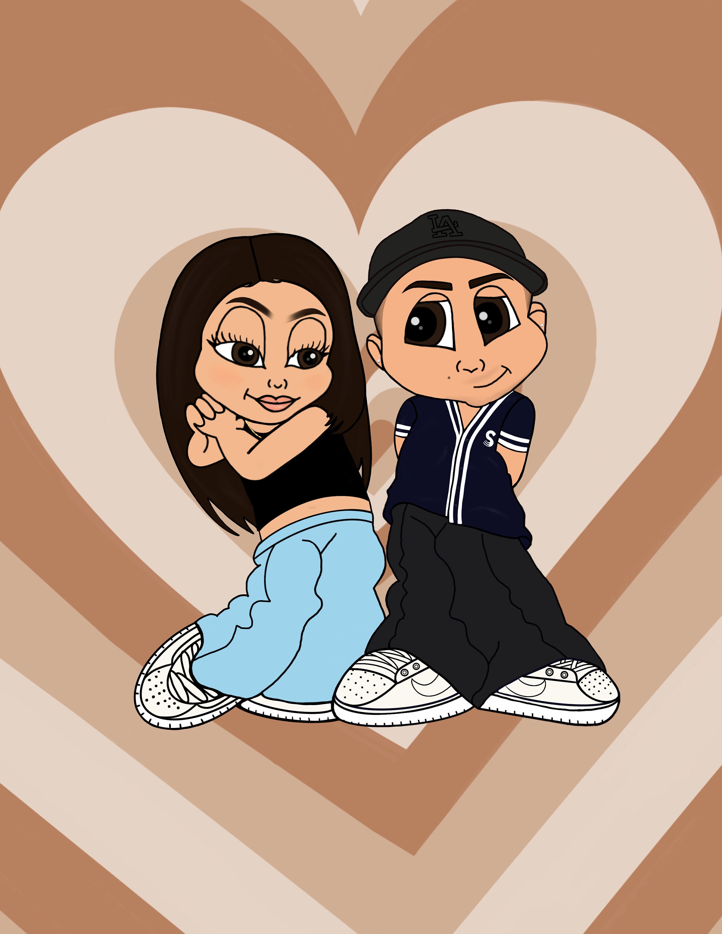 Cartoon Couple Drawings