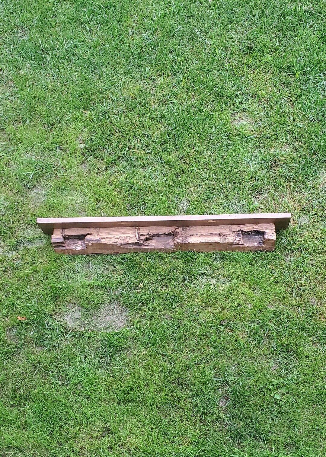 Unique Hand Hewn Barn Beam Shelf From Driftwood - Etsy