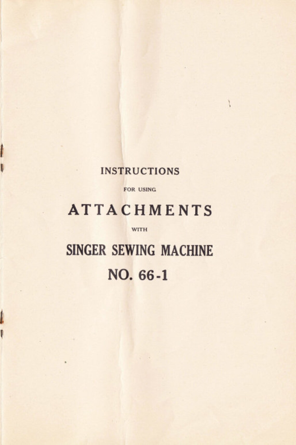 Singer 66-1 Sewing Machine Digital Manual - Etsy