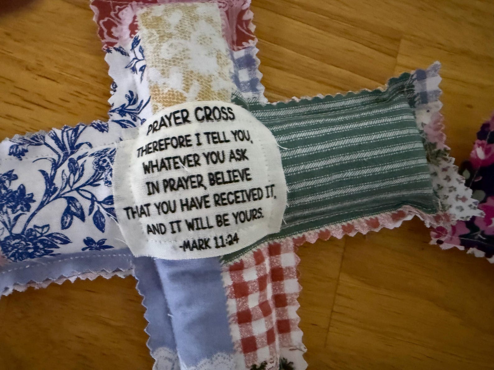 Weighted Prayer Cross Quilted Gift of Encouragement - Etsy