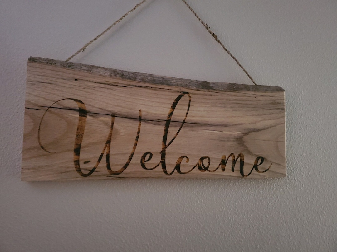 Custom Made Burnt Wood Signs - Etsy