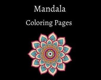 Mandala Coloring Book - 50 Pages - Etsy