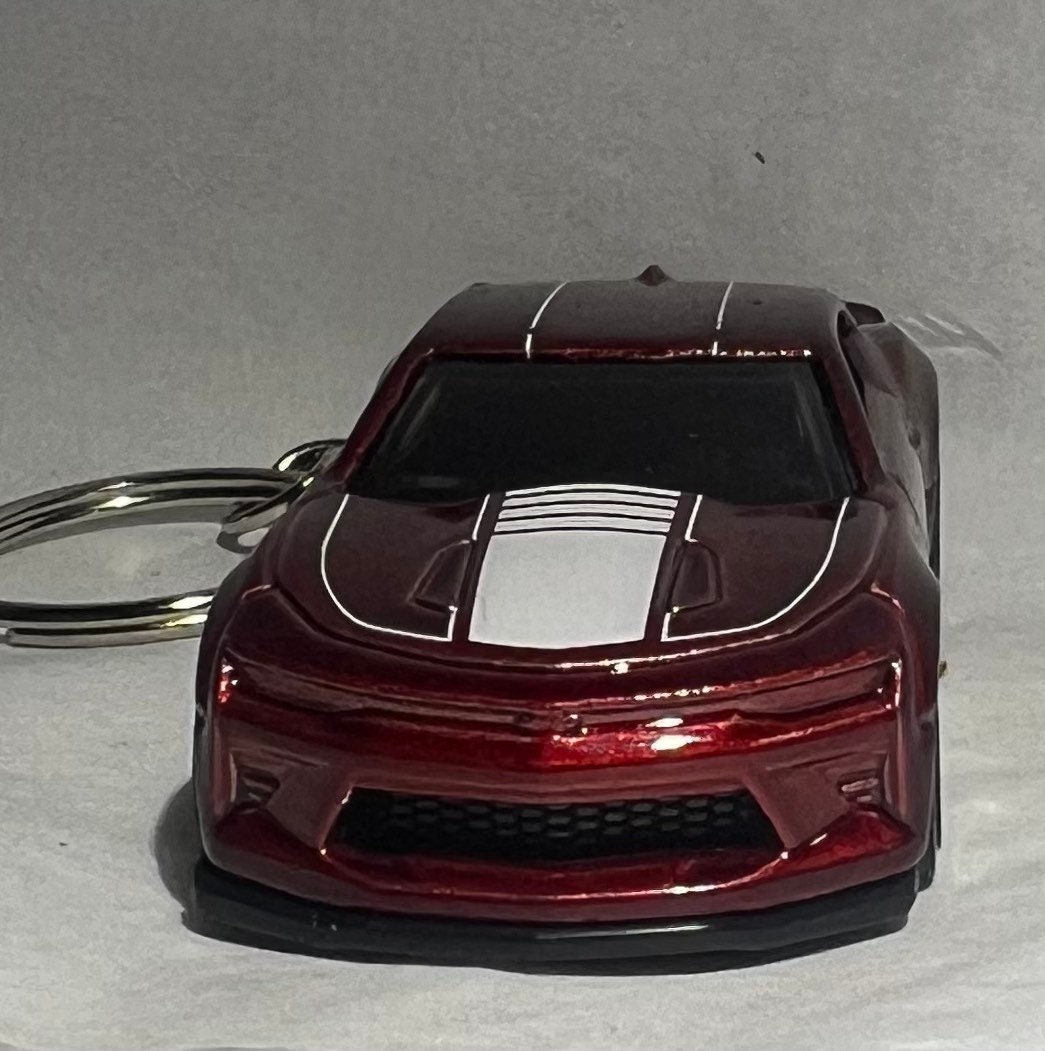Hot Wheels camaro SS Keychain Red Edition - Etsy