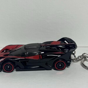 Hot Wheels Bugatti Bolide (red/blk) Keychain - Etsy