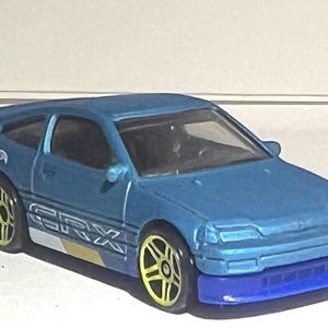 Hot Wheels ‘88 Honda CRX (blue) Keychain - Etsy