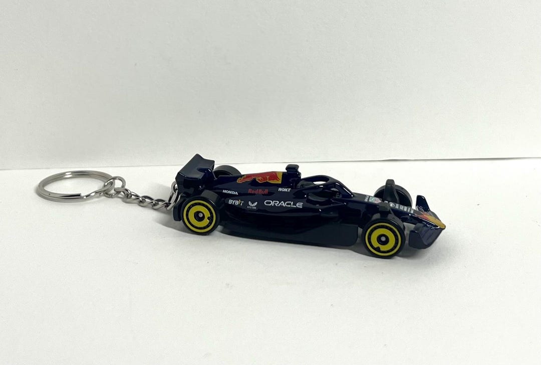 Hot Wheels F1 Oracle Redbull Keychain - Etsy