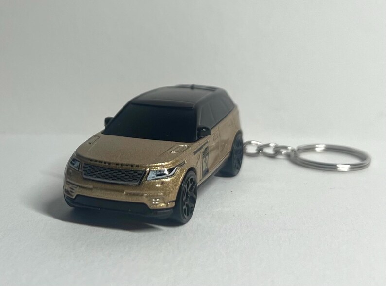 Hot Wheels Range Rover Velar (gold) Keychain - Etsy
