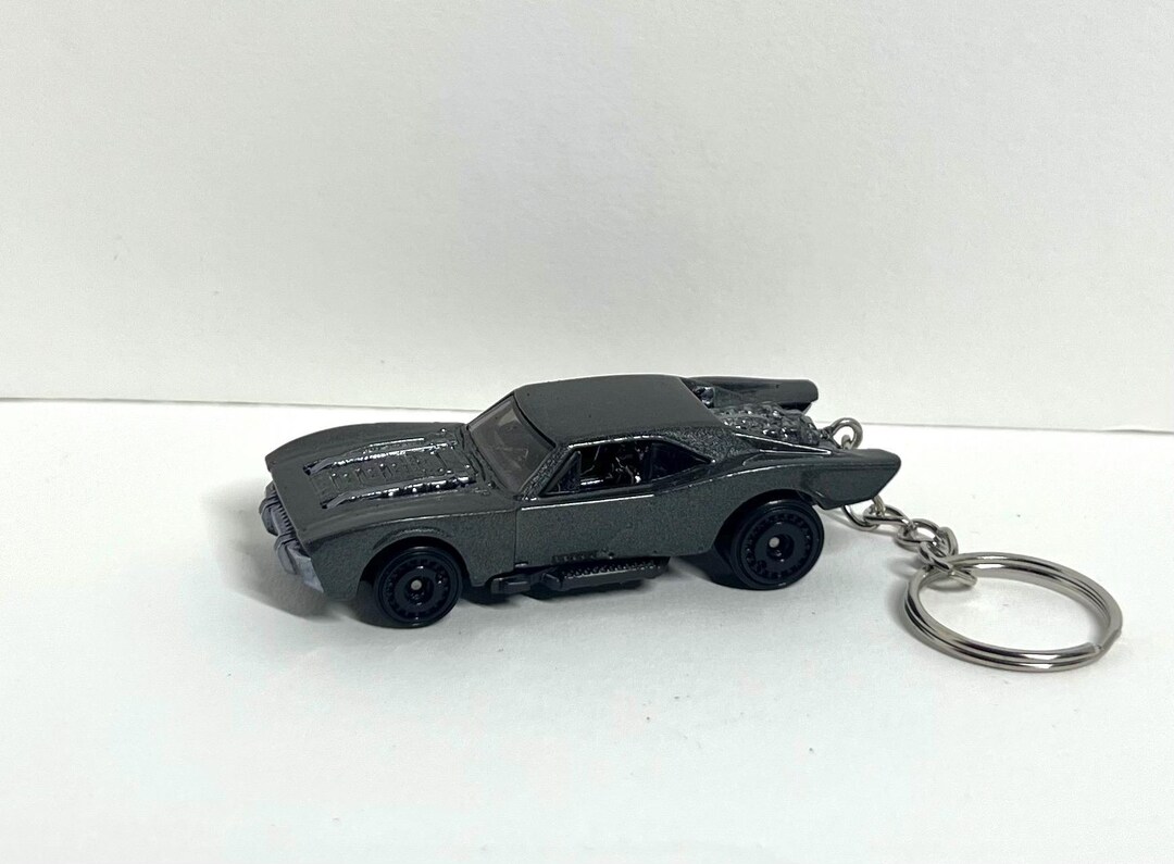 Hot Wheels the Batman Batmobile (gray) Keychain - Etsy