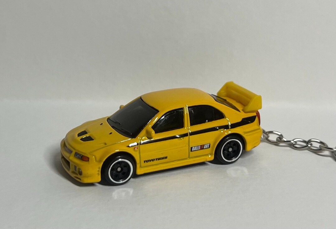 Hot Wheel *mitsubishi EVO 6 Keychain - Etsy