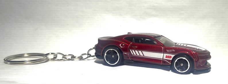Hot Wheels camaro SS Keychain Red Edition - Etsy