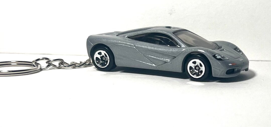 Hot Wheels Mclaren F1 (silver) Keychain - Etsy