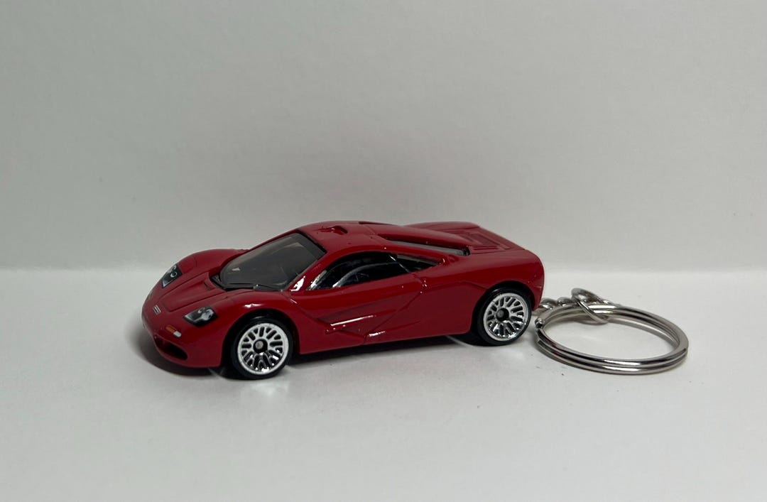 Hot Wheels Mclaren F1 (red) Keychain - Etsy