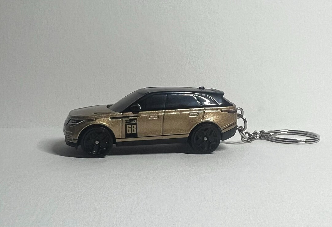 Hot Wheels Range Rover Velar (gold) Keychain - Etsy