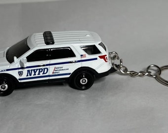 Nypd Keychain - Etsy