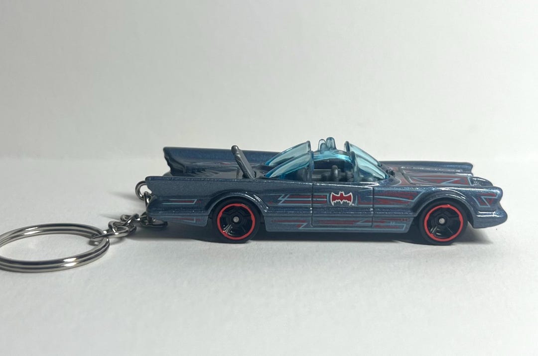 Hot Wheels TV Series Batmobile (bluish-grey)keychain - Etsy