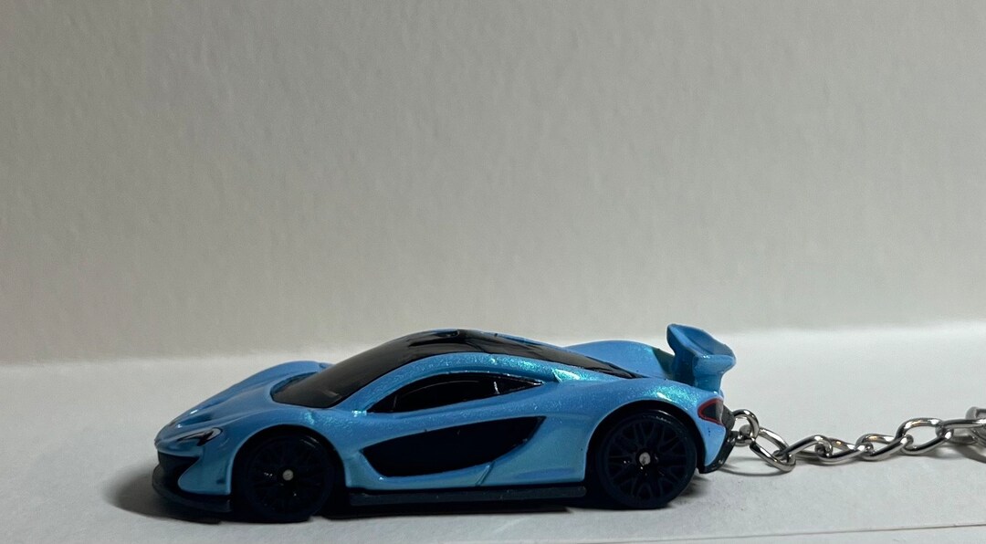 Hot Wheels Mclaren P1 blue Keychain - Etsy