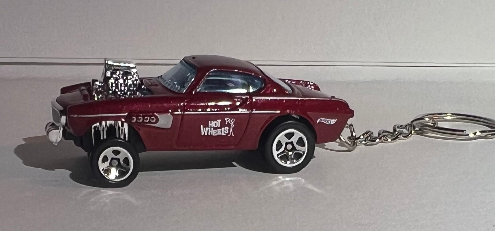 Hot Wheels Volvo P1800 Gasser Keychain - Etsy