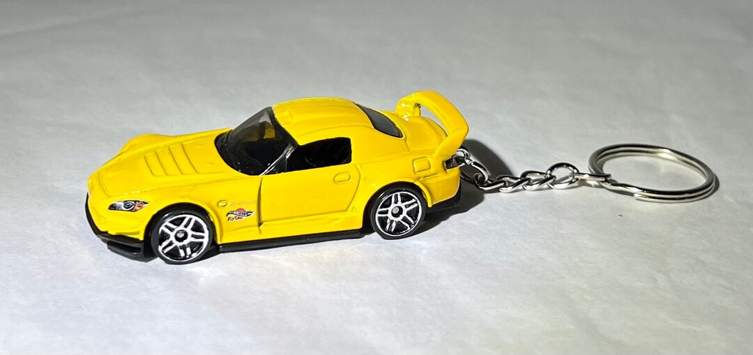 Hot Wheels Honda S2000 (yellow) Keychain - Etsy