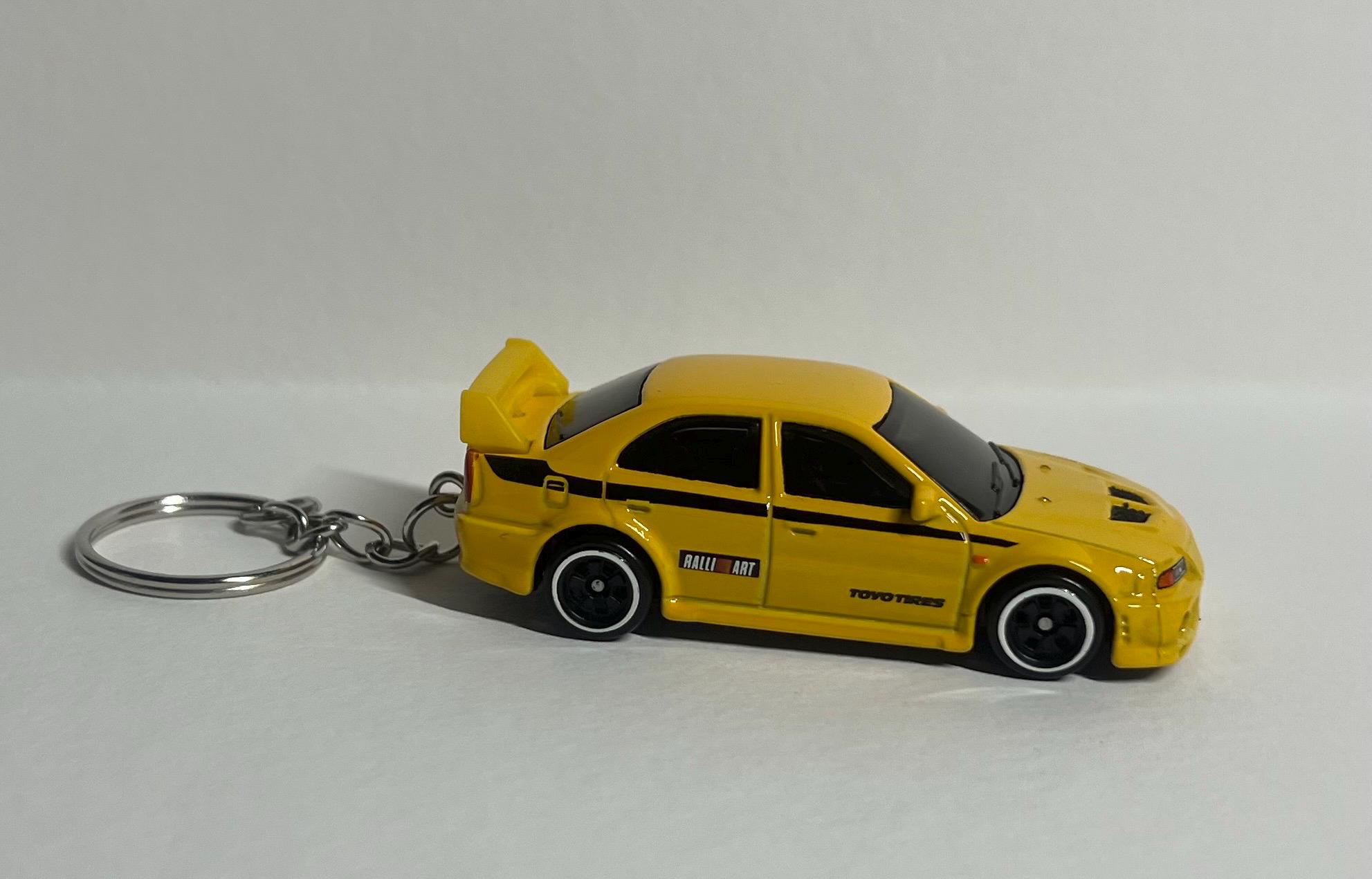 Hot Wheel *mitsubishi EVO 6 Keychain - Etsy