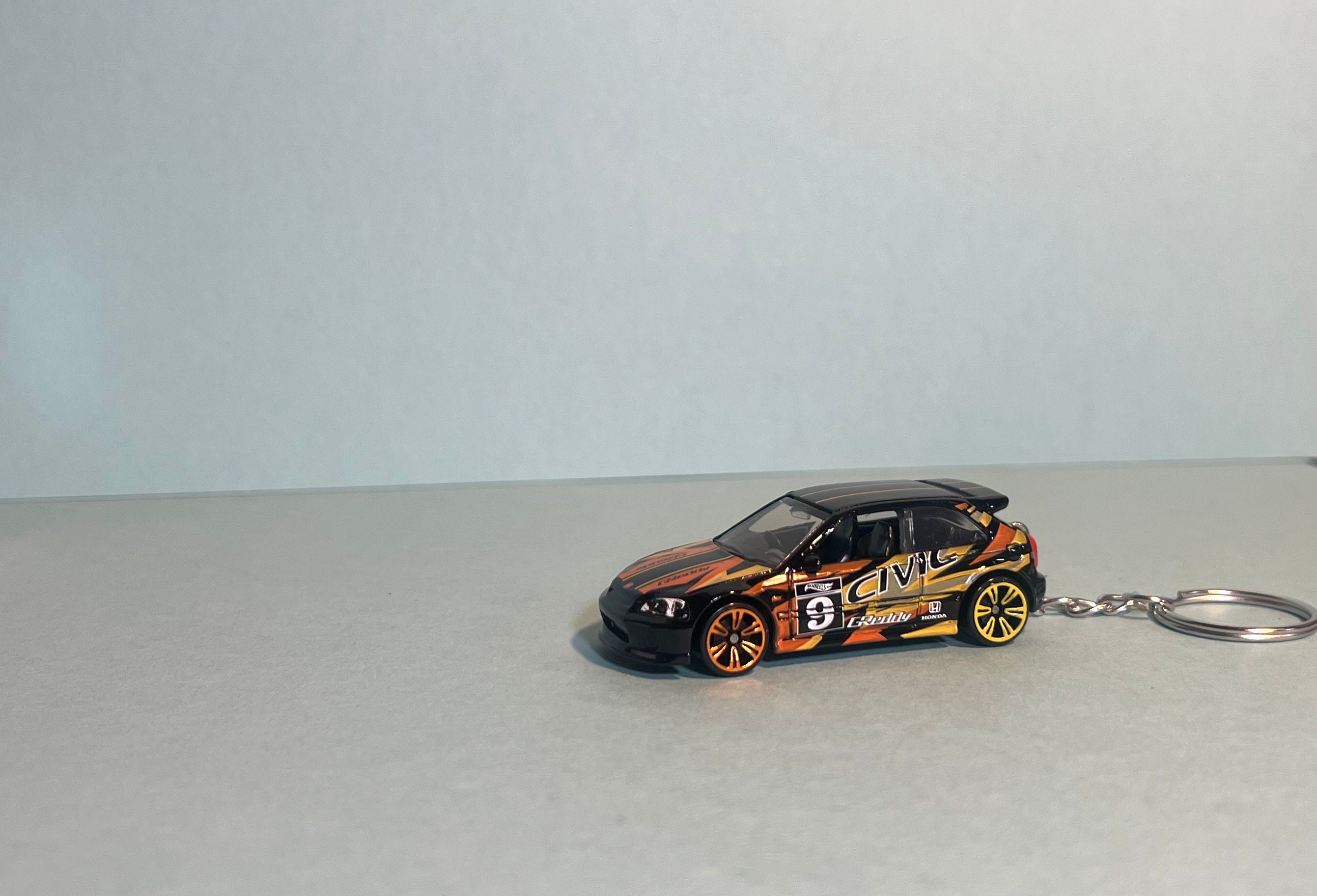 Hot Wheels ‘99 Honda *civic Type R Keychain - Etsy