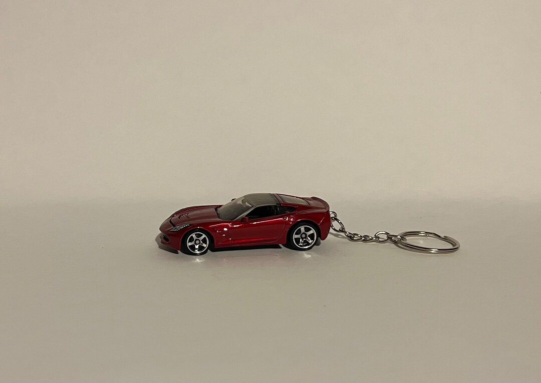 Matchbox ‘16 Corvette *stingray (dk Red)keychain - Etsy
