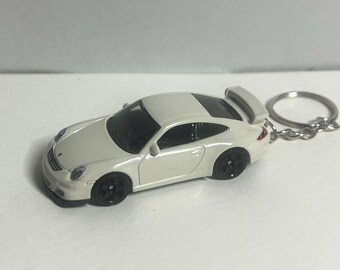 Porsche 911 GT3 RS Keychain + Wireframe Model (wall Mounted) + Magnet ...