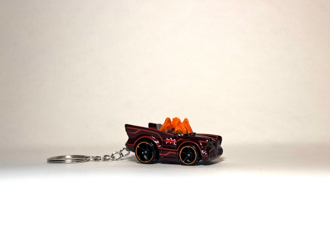 Hot Wheels Classic TV Batmobile “TOONED” (red) Keychain - Etsy