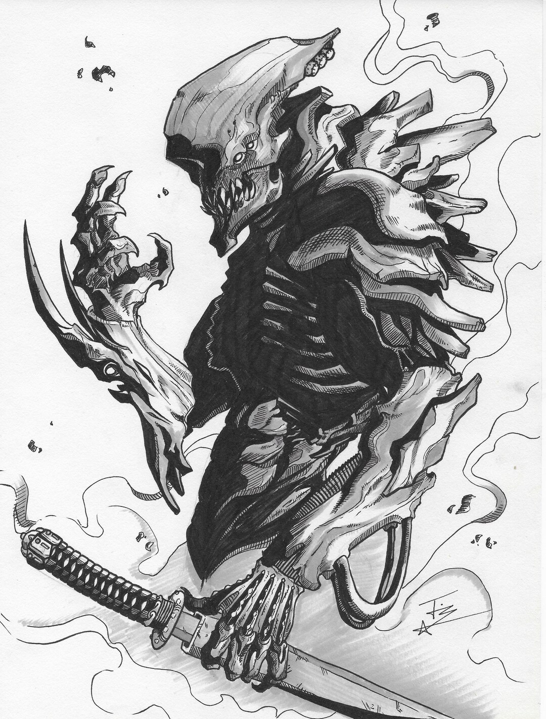 Warframe/tenno Warrior UNIQUE 50 PRINT RUN - Etsy