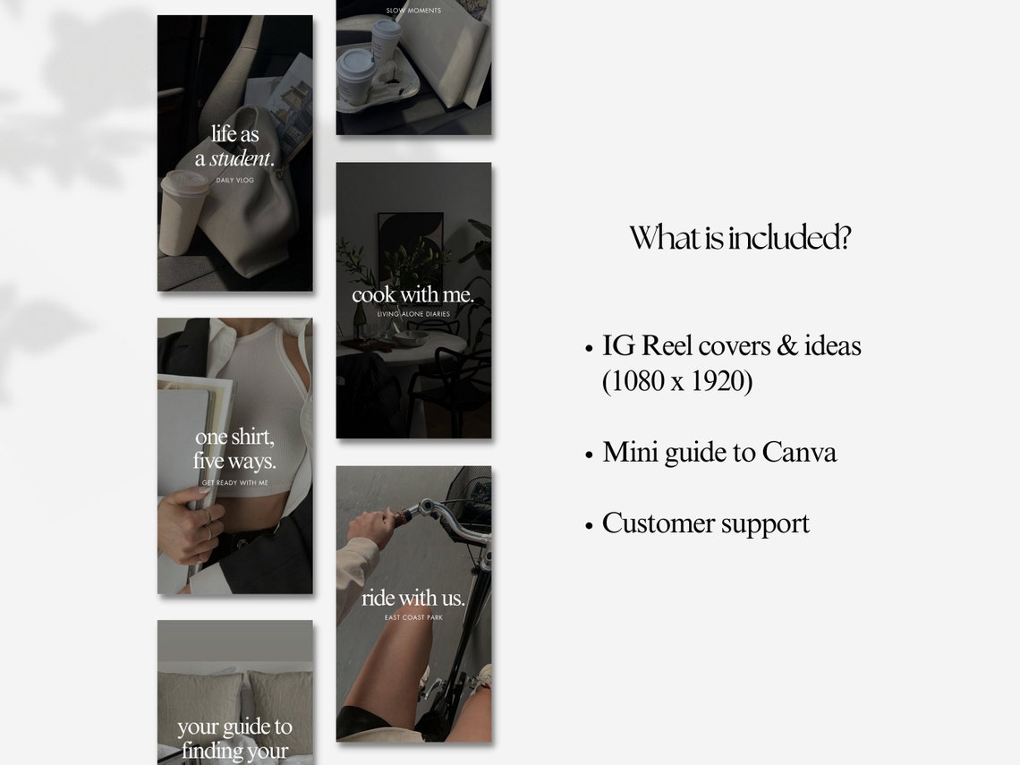 Instagram Reel Covers | Instagram Reel Template | Reel Cover Templates ...