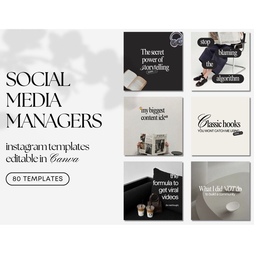 Social Media Manager Template | Digital Marketing Instagram Post ...
