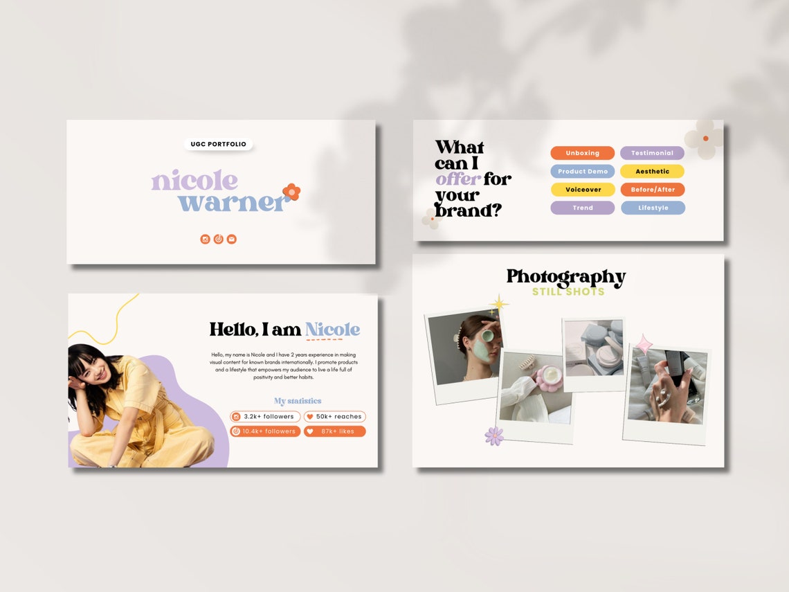 UGC Portfolio | UGC Website Template | UGC Creator | Ugc Media Kit ...