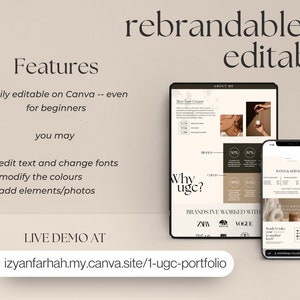 UGC Portfolio | UGC Website Template | UGC Creator | Ugc Media Kit ...