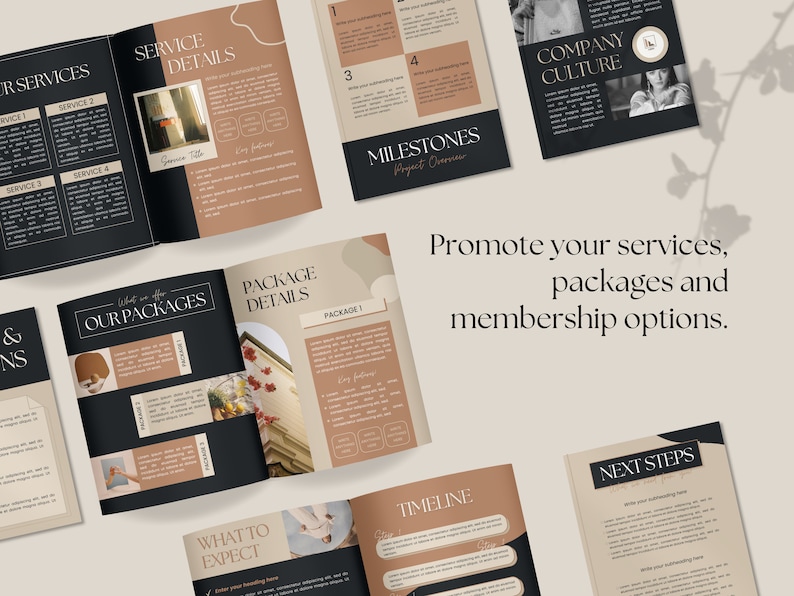 Client Welcome Packet Template | Canva Welcome Packet | Client Guide ...